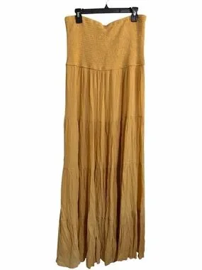 Fashion Nova | Dresses | Fashion Nova Strapless Tiered Maxi Dress 2x ...